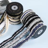 China Korean multi-color ribbon with small fragrant floral edges, fur and rough edges, clothing accessories, hair accessories, DIY neckline material decoration for sale