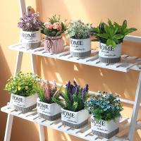 China Wholesale of artificial flowers, hydrangea potted plants, decorative items for living rooms and dining rooms, artificial flowers, green plants, potted plants, and table decorations for sale