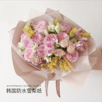 China Flower wrapping paper, solid color pear paper, bouquet wrapping paper, waterproof plain color paper, flower art decoration materials, flower shop supplies for sale