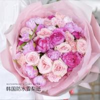 China Flower wrapping paper, solid color pear paper, bouquet wrapping paper, waterproof plain color paper, flower art decoration materials, flower shop supplies for sale