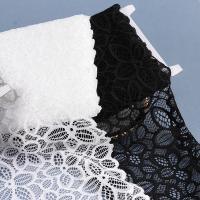 China 17CM wide lace hem, widened accessory decoration, black and white wide fabric, DIY bouquet packaging, matching for sale
