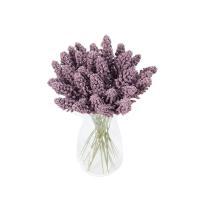 China Foam wheat ear lavender wedding simulation bouquet, artificial handcrafted artificial flowers, cross-border plant decoration, photo props for sale