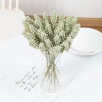 China Foam wheat ear lavender wedding simulation bouquet, artificial handcrafted artificial flowers, cross-border plant decoration, photo props for sale