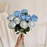 China Artificial rose single, Valentine's Day home, wedding decoration, flower wall, artificial flower, artificial flower manufacturer wholesale for sale