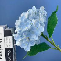 China Artificial hydrangea, wedding hotel, flower arrangement, floral art, background flower arrangement, artificial flower, single hydrangea for sale