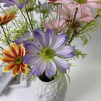 China Simulated summer chrysanthemum lucky bucket flower arrangement wedding photography decoration garden landscaping for sale