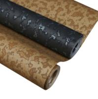 China 57*57cm Leopard Pattern Flower Packaging Paper for Sweet and Spicy Valentine's Day Bouquets Florist Wrapping for sale