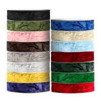China Meisida pleated velvet ribbon, vintage pleated ribbon, gift packaging, Christmas decorative ribbon for sale