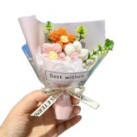 China A mini plush woolen artificial flower bouquet is ready as a gift for your girlfriend for Children's Day on June 1st Wholesale of products for sale