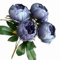 China 7-head core peony simulation bouquet wedding flower material peony peony wedding hall simulation flower for sale