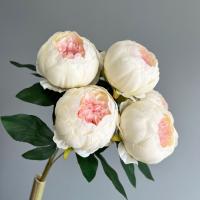China 7-head core peony simulation bouquet wedding flower material peony peony wedding hall simulation flower for sale