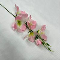 China Simulated flower small single sword orchid fake flower cross-border hot selling floral bouquet high-end silk flower small orchid table flower arrangement for sale