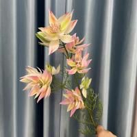 China Simulated blushing bridal flower wedding decoration, cross-border supply of fake flowers, wholesale of home decoration, shooting for sale