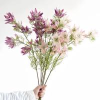 China Simulated blushing bridal flower wedding decoration, cross-border supply of fake flowers, wholesale of home decoration, shooting for sale