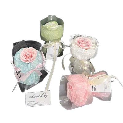 China Ins candy colored mini flower bouquet simulation floral soap flower finished product surprise romantic craftsmanship stall Wholesale and retail for sale