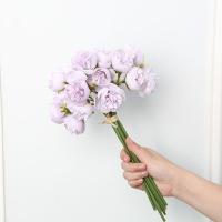 China Simulated Flower Tea Rose Decoration Project Outdoor Manufacturer Wholesale Fake Flower Rose Wedding Photography Props Decoration Arrangement for sale