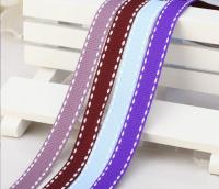 China Meisida ribbon polyester ribbon flower packaging ribbon double-sided jumper jump point ribbed ribbon bow ribbon for sale
