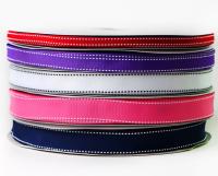 China Meisida ribbon polyester ribbon flower packaging ribbon double-sided jumper jump point ribbed ribbon bow ribbon for sale