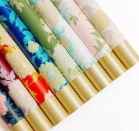 China Yuyin Paper National Color Peony Vintage Flower Packaging Paper for sale