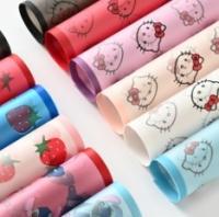 China International Children's Day Magic Edge Strawberry Hansu Paper Waterproof Cute Flower Flower Wrapping Paper for sale