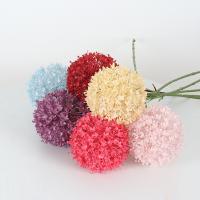 China Customized single scallion ball plastic flower wedding simulation flower wedding hall road guide flower arrangement decoration fake flower for sale
