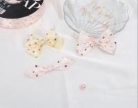 China 2.5cm Valentine's Day Hot Stamped Love Ribbon Ribbon Flower Bouquet Gift Packaging Ribbon Handheld Flower Shop for sale
