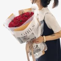 China New Fashion Weekly Girl Waterproof Floral Flower Packaging Paper for sale