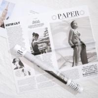 China New Fashion Weekly Girl Waterproof Floral Flower Packaging Paper for sale