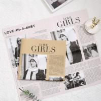 China New Fashion Weekly Girl Waterproof Floral Flower Packaging Paper for sale