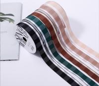 China Special Offer 2.6CM New Product Grid Ribbon Ribbon Accessories Decorative Ribbon Gift Box Baking Bouquet Packaging for sale