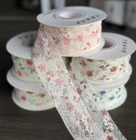 China Luoyan Sheng 4cm * 10m Polyester Double-Layer Flower Bud Ribbon The Ultimate Solution for DIY Crafts and Gift Packaging for sale