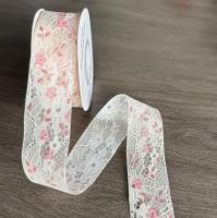China Luoyan Sheng 4cm * 10m Polyester Double-Layer Flower Bud Ribbon The Ultimate Solution for DIY Crafts and Gift Packaging for sale