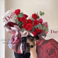 China Florist Wrapping Paper for Valentine's Day Bouquets Waterproof Ouya Material 30-45 Days Shipping Time for sale