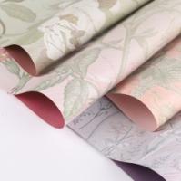 China BOPP Secret Garden Waterproof Floral Flower Packaging Paper for Bouquet Packing Paper for sale
