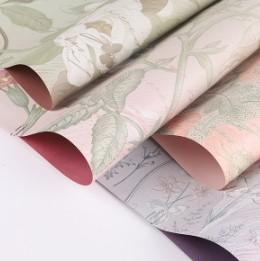 China BOPP Secret Garden Waterproof Floral Flower Packaging Paper for Bouquet Packing Paper for sale