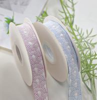 China 2.5cm Chinese traditional pattern fish scale pattern ribbon flower packaging souvenir decoration material ribbon for sale