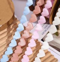 China Customizable Love Ribbon for Flower Shop Packaging and Headwear Accessories in Weave Print Design for sale