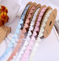 China Customizable Love Ribbon for Flower Shop Packaging and Headwear Accessories in Weave Print Design for sale