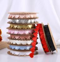 China Customizable Love Ribbon for Flower Shop Packaging and Headwear Accessories in Weave Print Design for sale