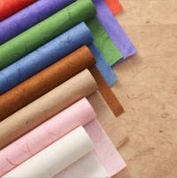China Thickened linen fiber paper with a high-end feel for flower bouquet wrapping paper and handcrafted flower shop floral art materials for sale