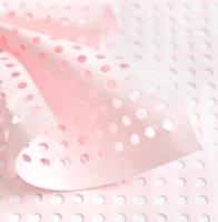 China Dopamine Cave Paper Hollow Waterproof Floral Flower Packaging Paper for sale