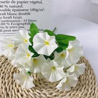 China Simulated morning glory, trumpet flower, fake flower, bundle morning glory, silk flower, engineering soft decoration, simulated flower, cross-border artificial flower for sale