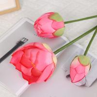 China Lotus artificial flowers, simulated flowers, tactile lotus leaves, lotus pods, new Chinese-style home decoration, simulated green plants, lotus photo props for sale