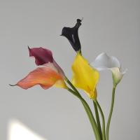 China Cross-border wholesale of large-sized calla lilies, EVA artificial flowers, artificial flowers, soft rubber wedding bouquets and home decorations for sale