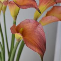 China Cross-border wholesale of large-sized calla lilies, EVA artificial flowers, artificial flowers, soft rubber wedding bouquets and home decorations for sale