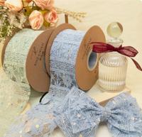 China Korean style high-end fish man lace ribbon 7cm hair accessory with high-end feel DIY ribbon semi-finished butterfly Tie a ribbon for sale