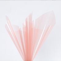China Thickened jelly film, colored semi-transparent cellophane, flower bouquets, waterproof flower wrapping, crystal paper flower art packaging material for sale