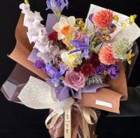 China Internet celebrity hand tears water droplets, Dongba paper, fresh flower packaging paper for sale