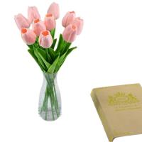 China Wholesale of PU mini flowers, artificial tulips, artificial flowers, silk flowers, cross-border decoration artificial flowers for home use from the source for sale