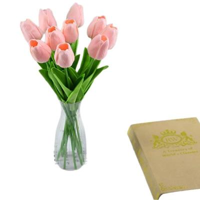 China Wholesale of PU mini flowers, artificial tulips, artificial flowers, silk flowers, cross-border decoration artificial flowers for home use from the source for sale